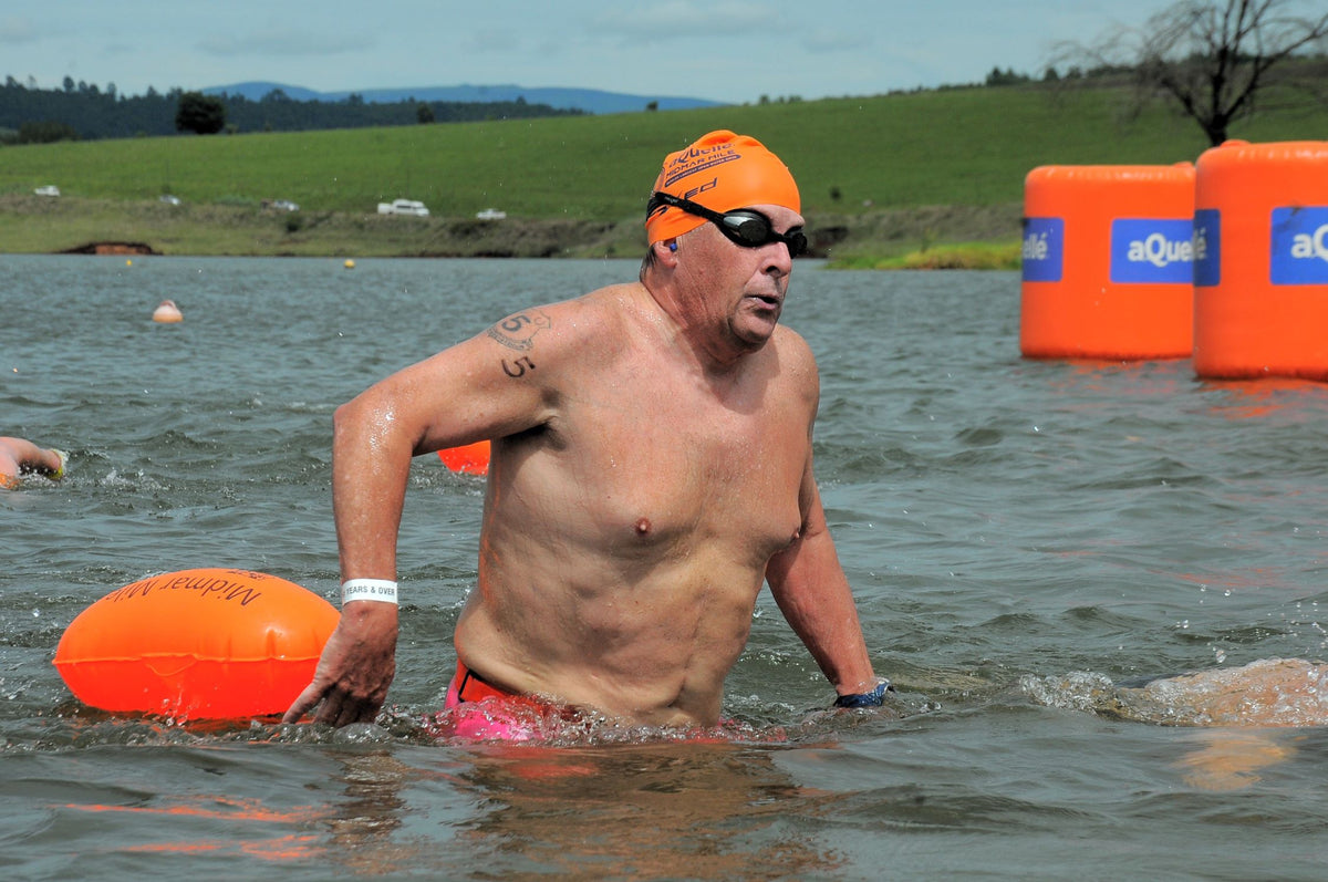 50-finish milestone beckons for two swimmers at aQuellé Midmar Mile